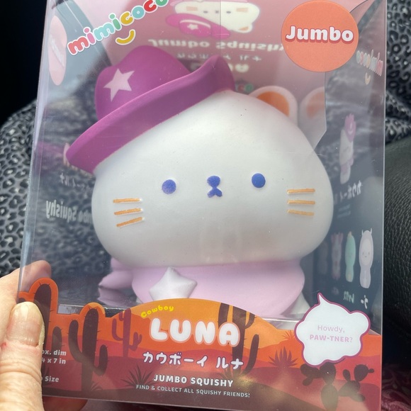 MIMI & COCO | Toys | Mimicoco Cowboy Luna Jumbo Squishy New Nib | Poshmark